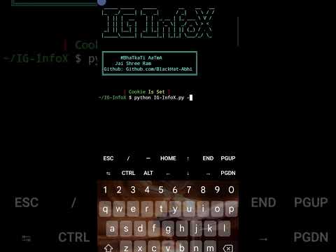 Instagram Osint Tool | How To Use IG-InfoX Tool