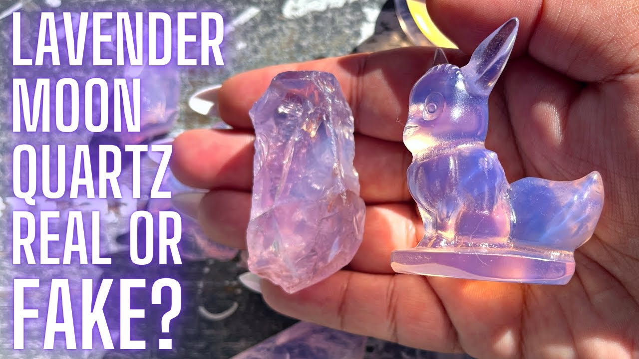 LAVENDER MOON QUARTZ | REAL OR FAKE??