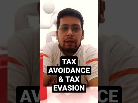 TAX AVOIDANCE & TAX EVASION|INDIAN ECONOMY|#taxation #taxavoidance #taxevasion #indianeconomy