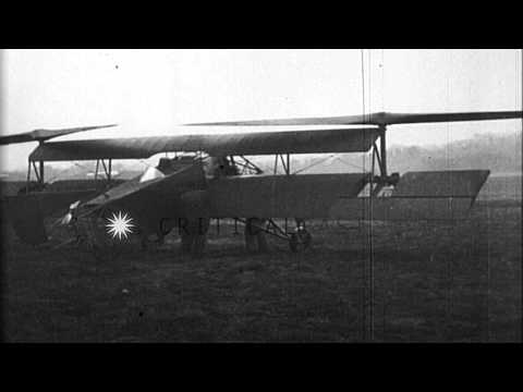 Berliner helicopter tested in Washington DC, United States. HD Stock Footage