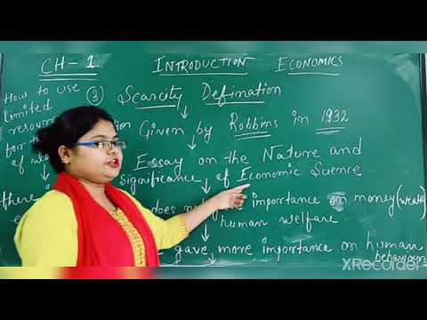 Scarcity Definition of Economics
