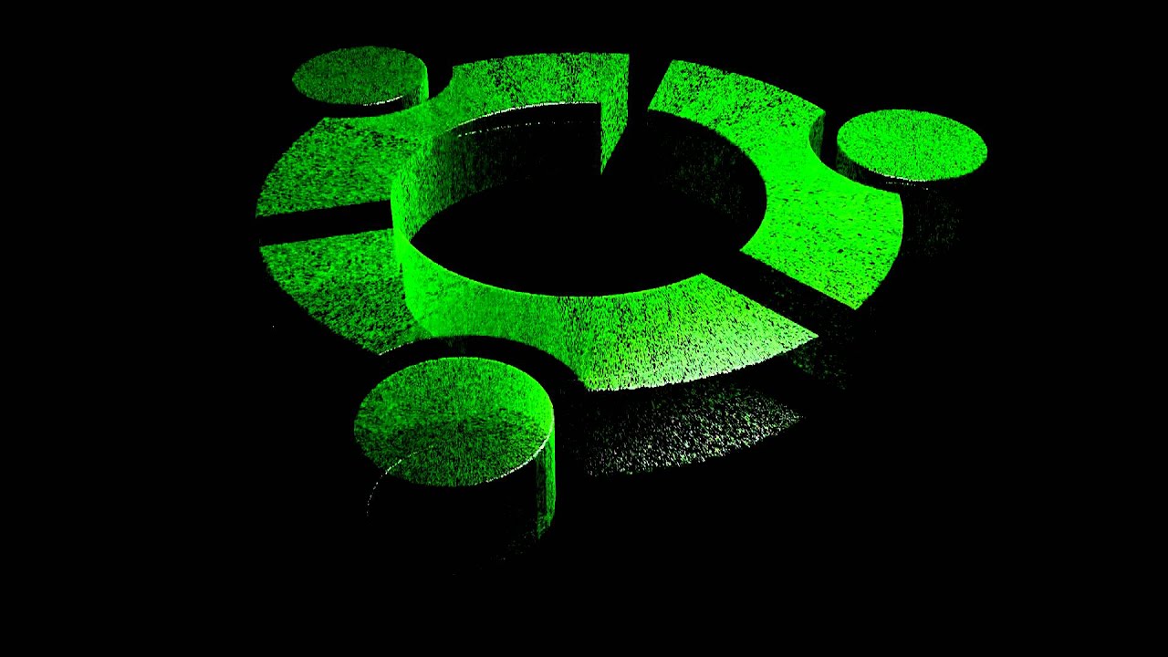 Ubuntu Logo grün