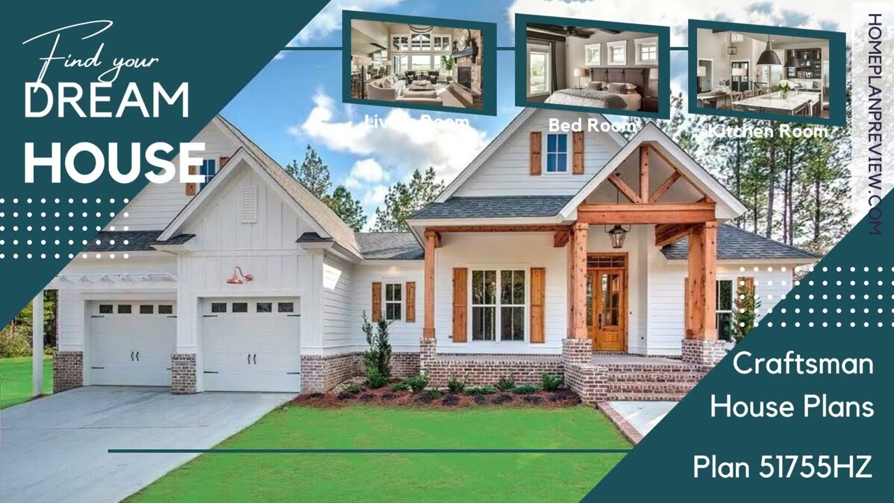 Contemporary Craftsman Delight with Bonus Space: House Plan 51755HZ