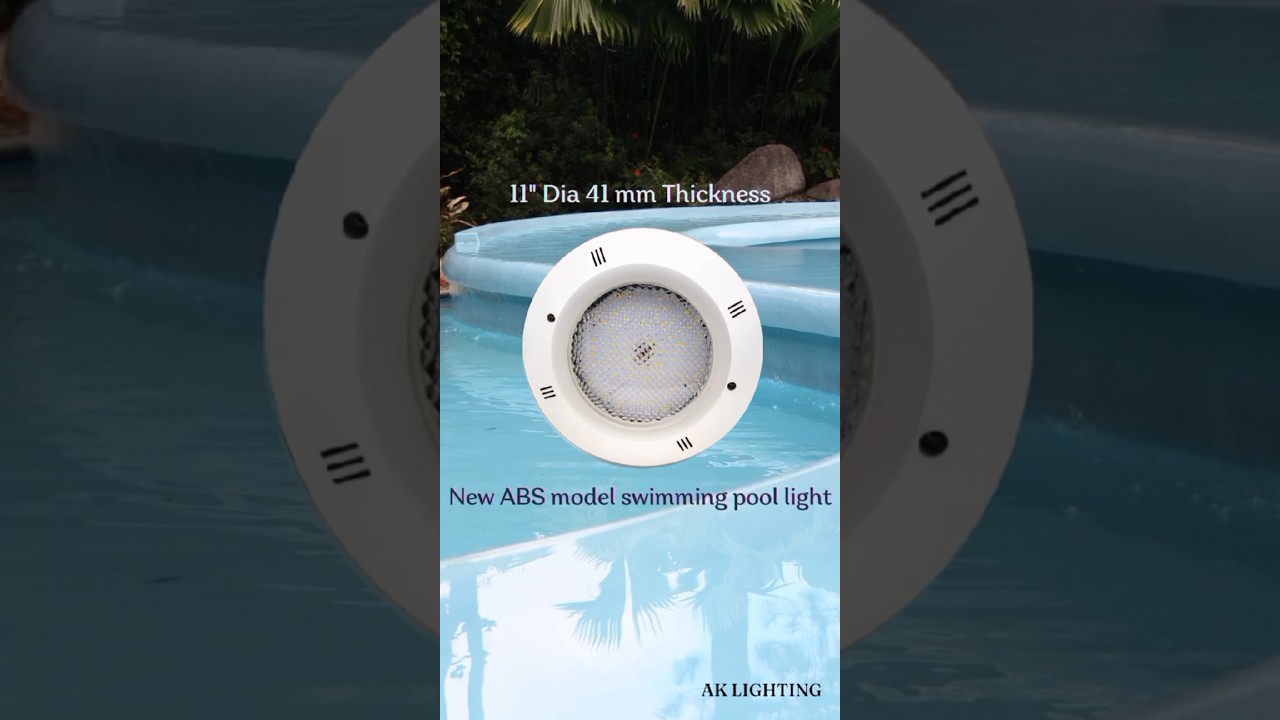 New ABS Underwater Pool Light – Perfect for Fountains & Ponds!  #mustwatch #lights #swimmingpool