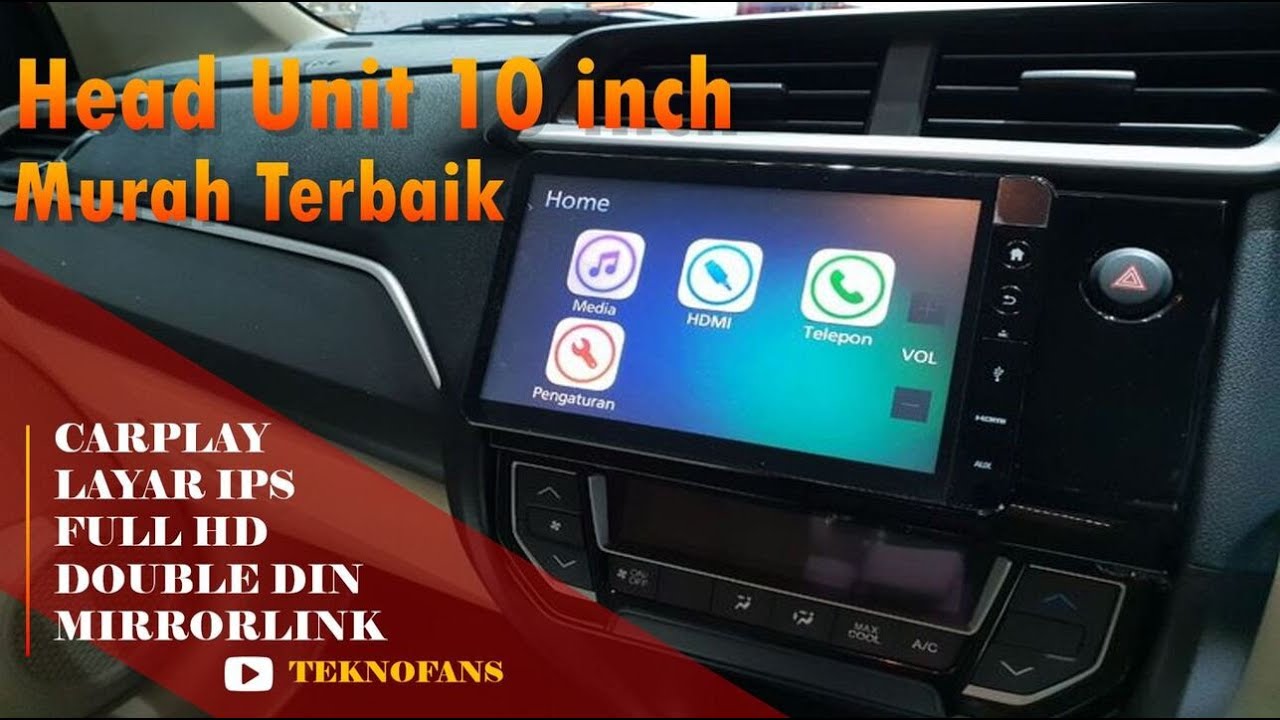 5 REKOMENDASI HEAD UNIT ANDROID 10 INCH UNIVERSAL MURAH TERBAIK!