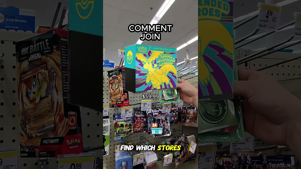 3 Stores You Should Check for Pokémon Right Now ⚠️ ETBs, Prismatic & More