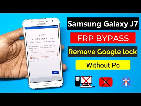 Samsung J7 Frp Bypass 2023 | Samsung j7 Google account Bypass Without Pc