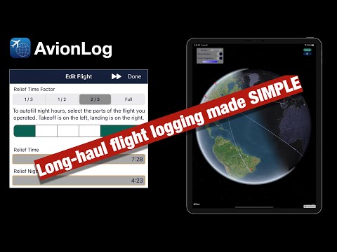 Long Haul Flight Logging Made Simple With the AvionLog Pilot Logbook App