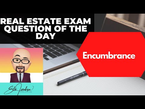 Daily real estate practice exam question - Easements, encumbrances