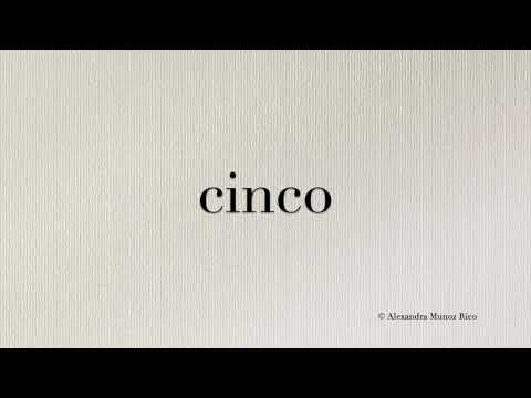 How to pronounce in Spanish 'cinco' (five)