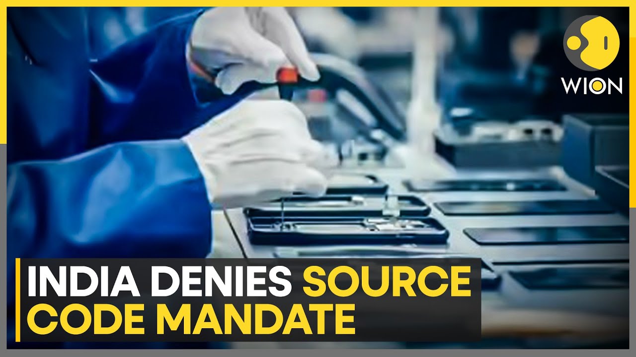 India Denies Forcing Smartphone Source Code Sharing | WION
