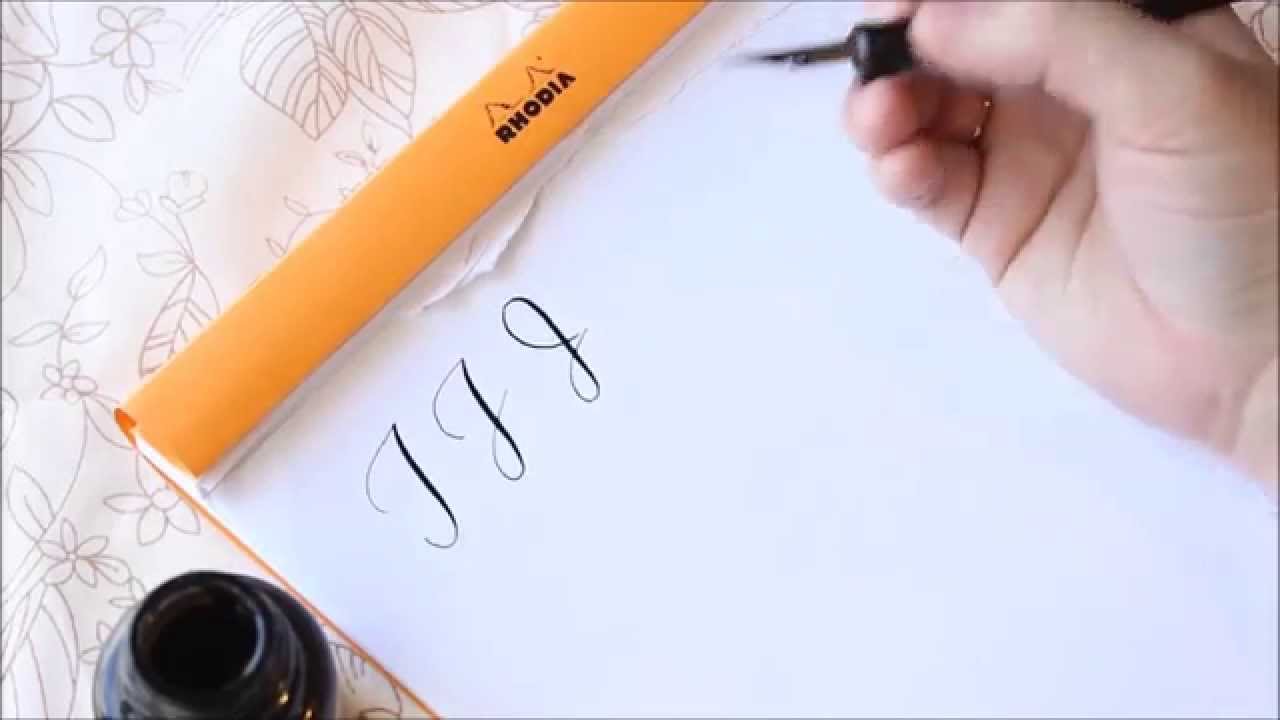 The Letter J | Basic Calligraphy Tutorial
