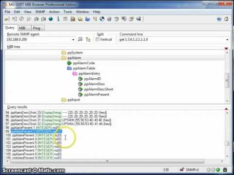Gamatronic SNMP Polling example