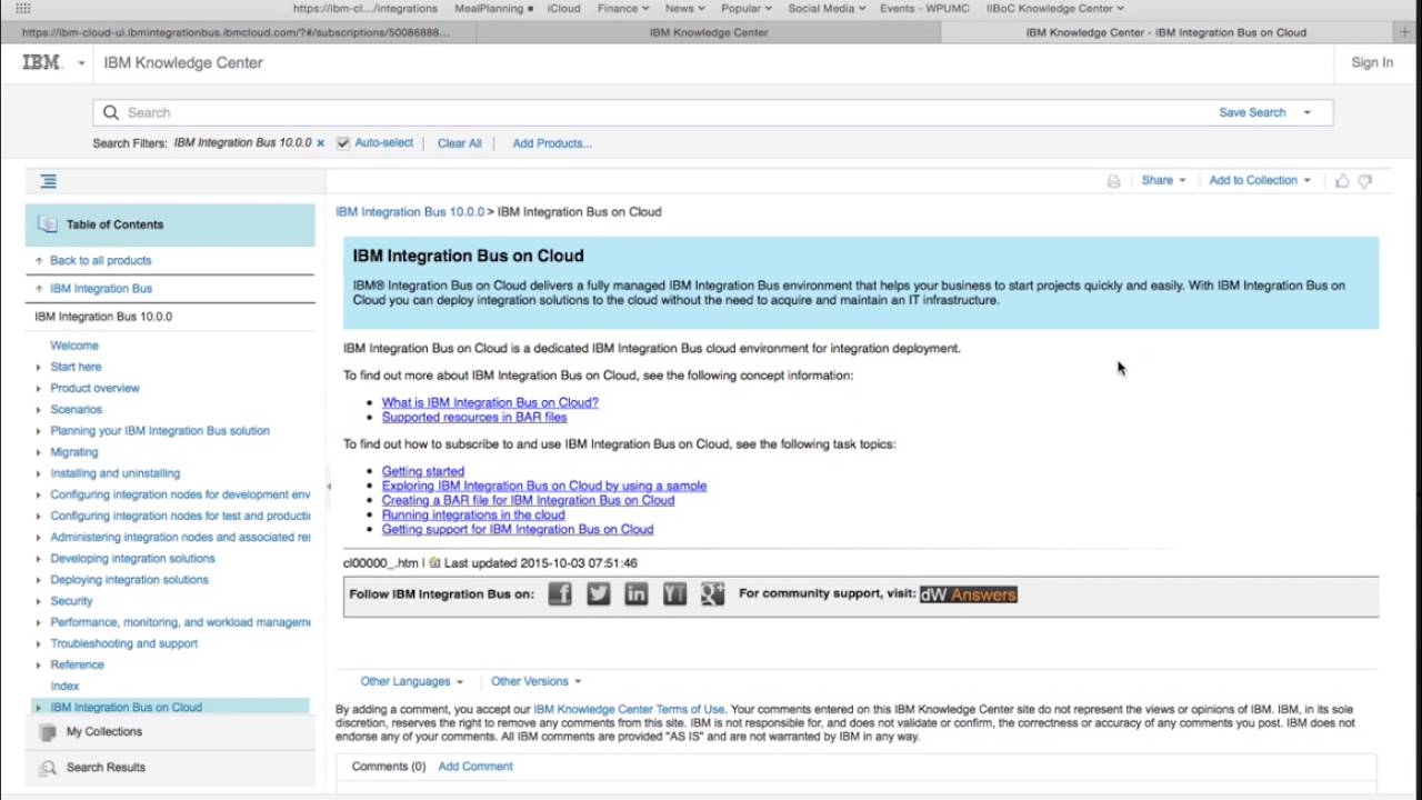 IBM Integration Bus on Cloud Simple Deploy Demo