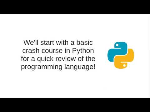 Python for Financial Analysis and Algorithmic Trading : Introduction to Course