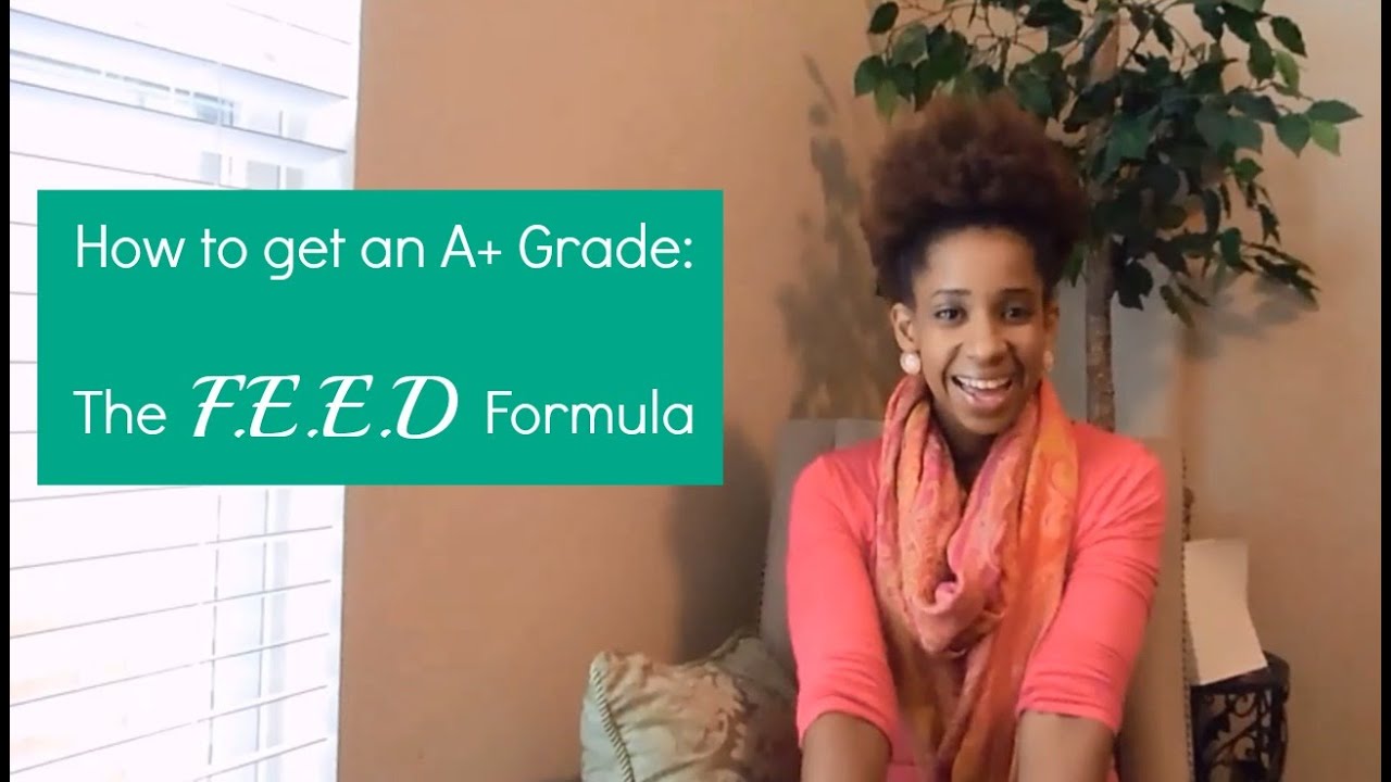 Use the F.E.E.D. Formula to get an A+ in your Online Course!