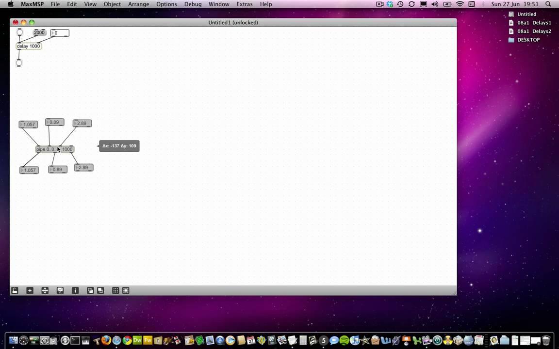 Max MSP Tutorial 08a2: Delay Lines 2
