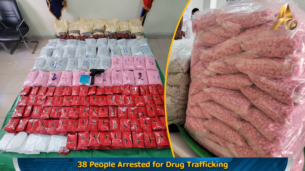 38 People Arrested for Drug Trafficking