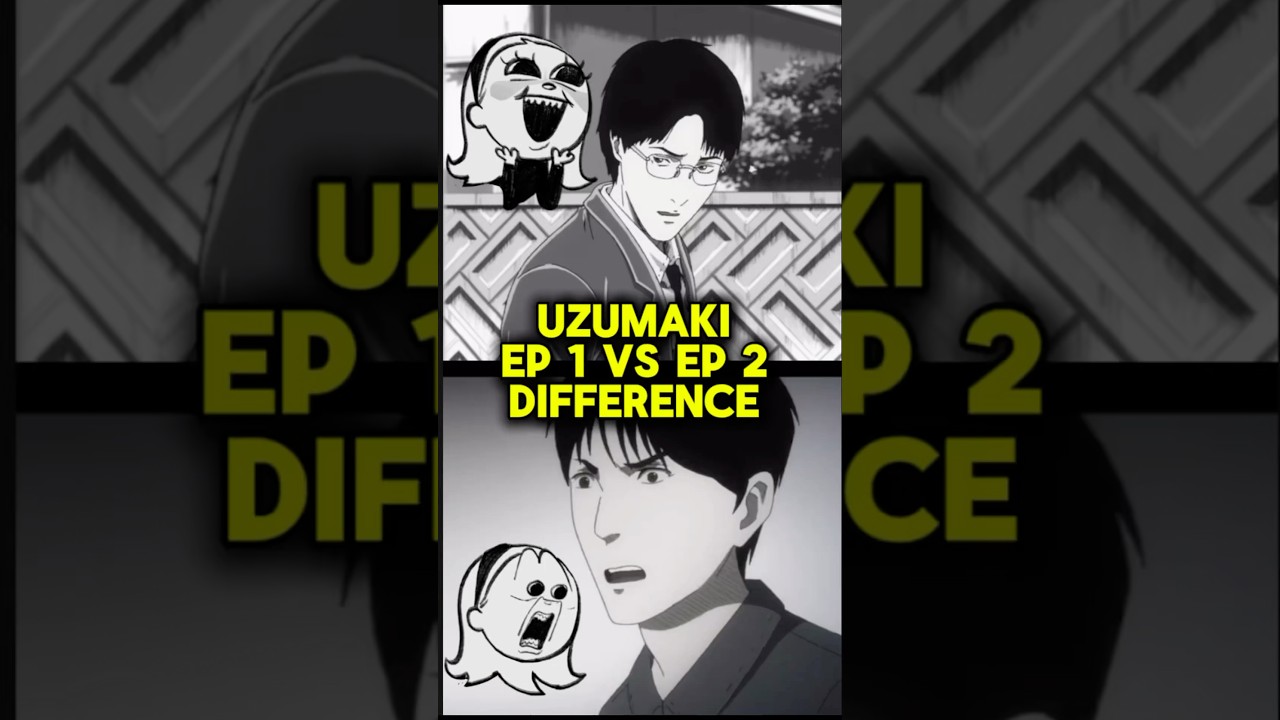 Uzumakis big difference between episodes #junjiito