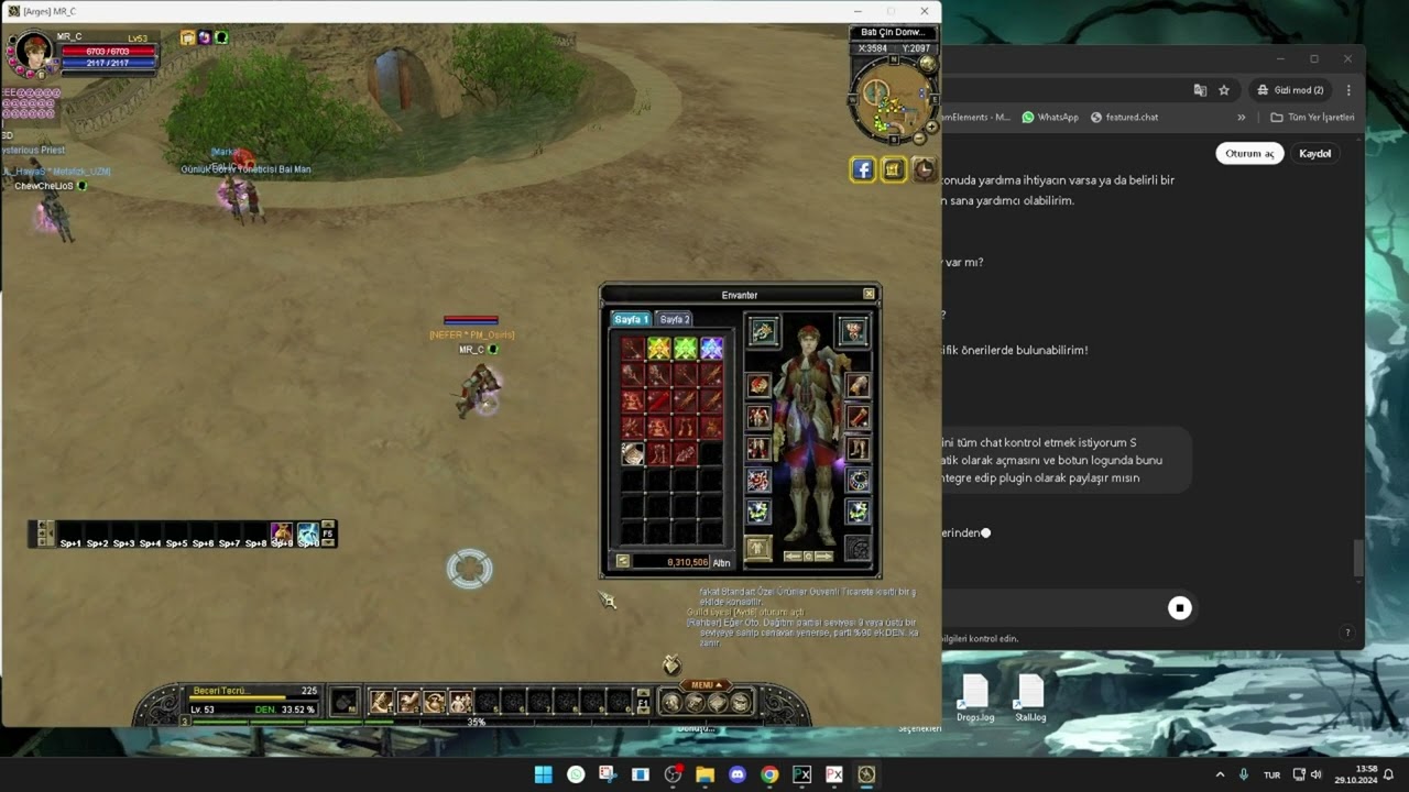Creating and Editing Silkroad Online Phbot Plugin