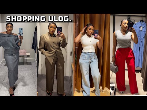 Shopping Vlog/Try ON Clothes From COS/ Zara/H&M/Sandro/New In Stores .2024