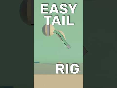 Easy tail rig in Blender