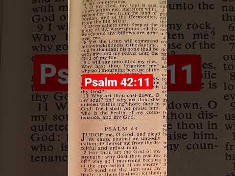 Hope in God. He is the Health of Your Countenance.