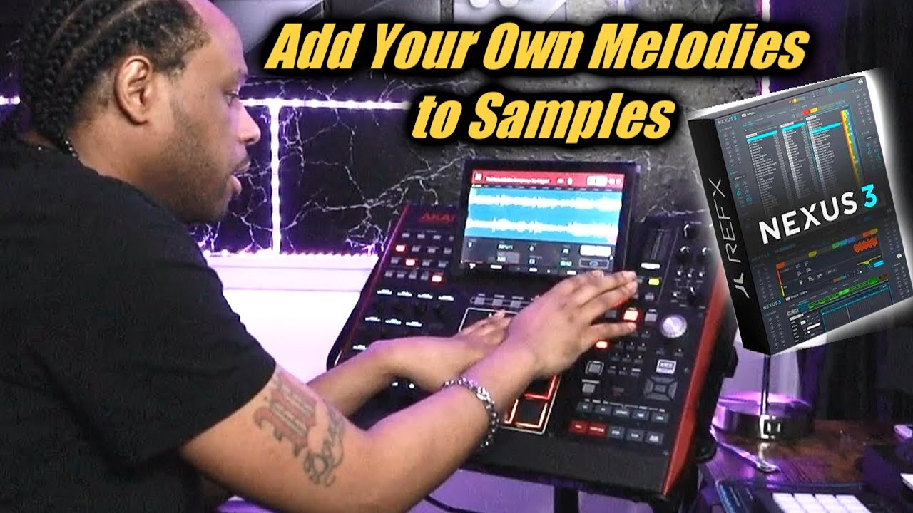 How to Add Melodies to Samples - MPC X Beat Making Tutorial