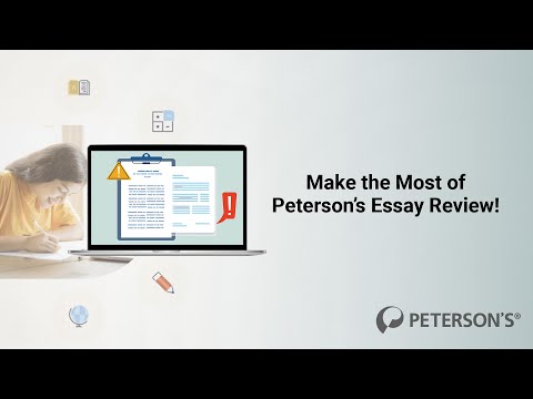 Make the Most of Peterson's Essay Review!