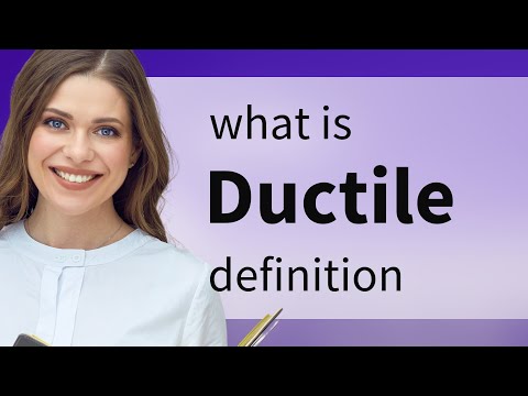 Ductile | what is DUCTILE meaning