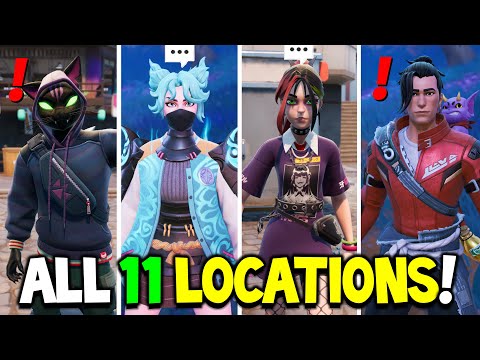 Fortnite ALL 11 Boss NPC's Locations in Fortnite Chapter 6 Season 1!