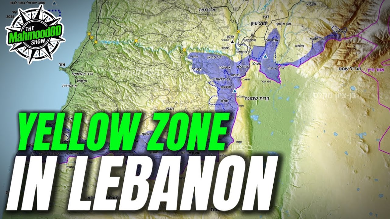 Israel’s South Lebanon Map EXPLAINED