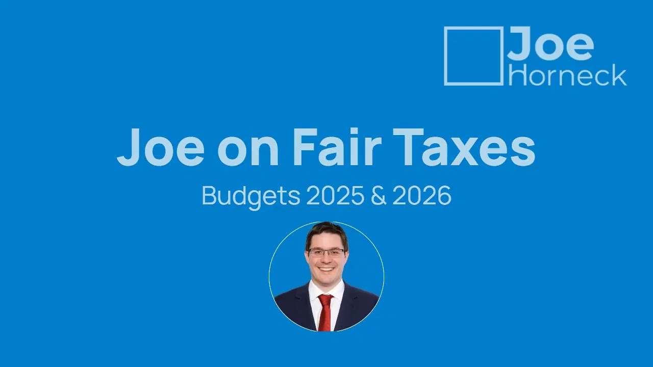 Mississauga 2025 Taxes and Going Forward | Councillor Joe Horneck