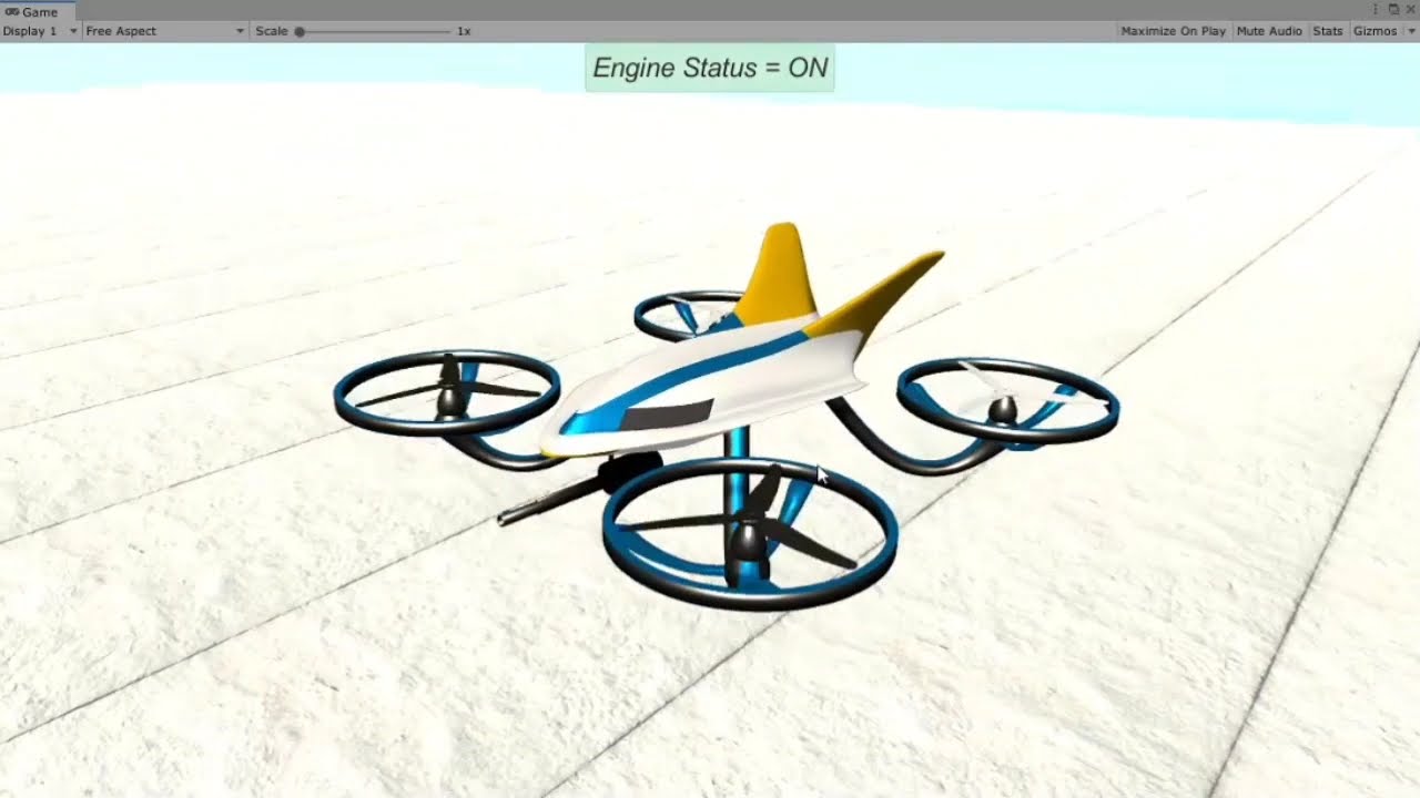 Helicopter Physics Controller (ver 1.1) - Drone Demo