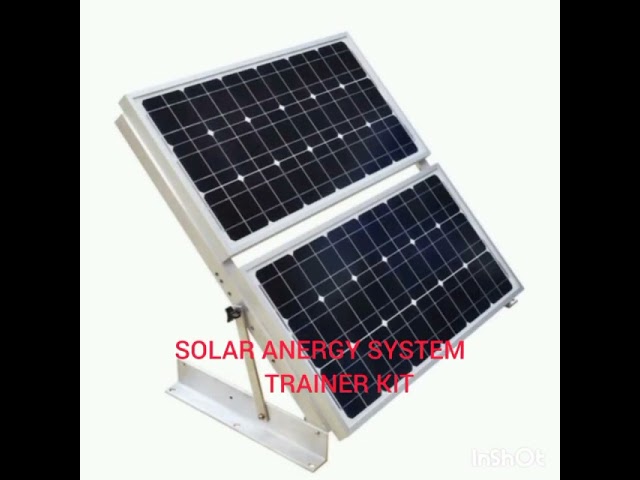 Solar System Lab Trainers - Solar Energy System Trainer Kit ...