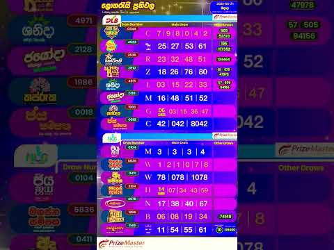 ලොතරැයි ප්රතිඵල. 2025/05/21 🏆️#lottery #results #nlb #dlb #ලොතැරැයිදිනුම්අංක #ලොතරයි_ප්රතිඵල_