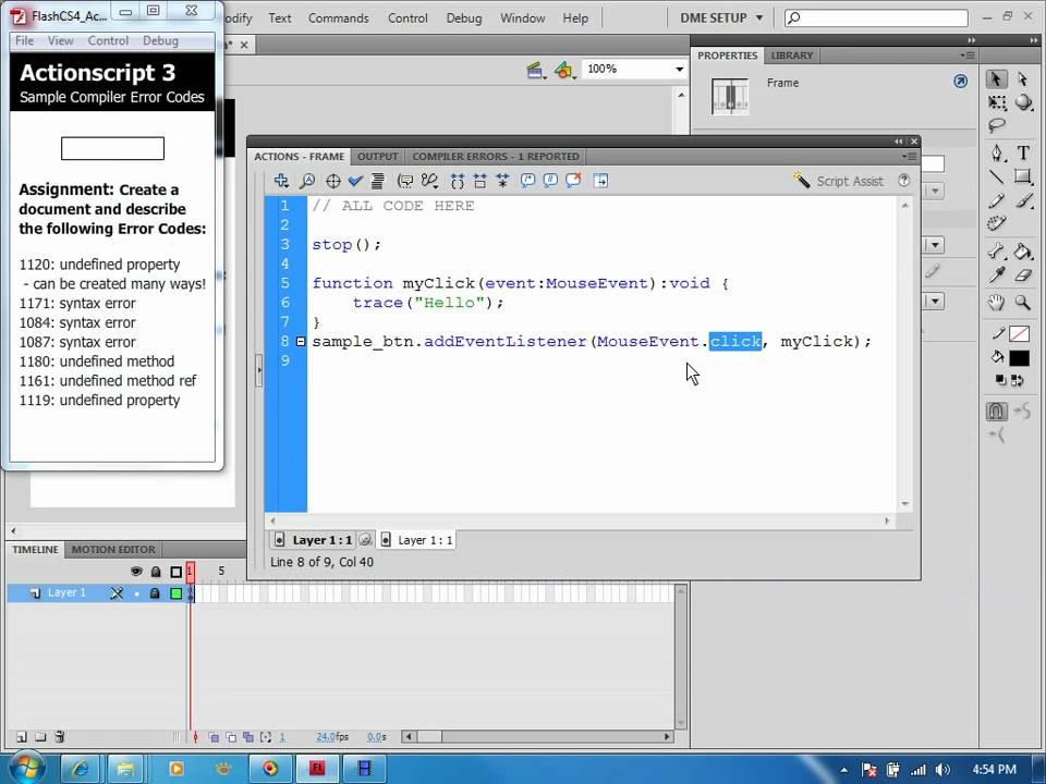 FlashCS4_Actionscript 3 Errors, part2.mp4