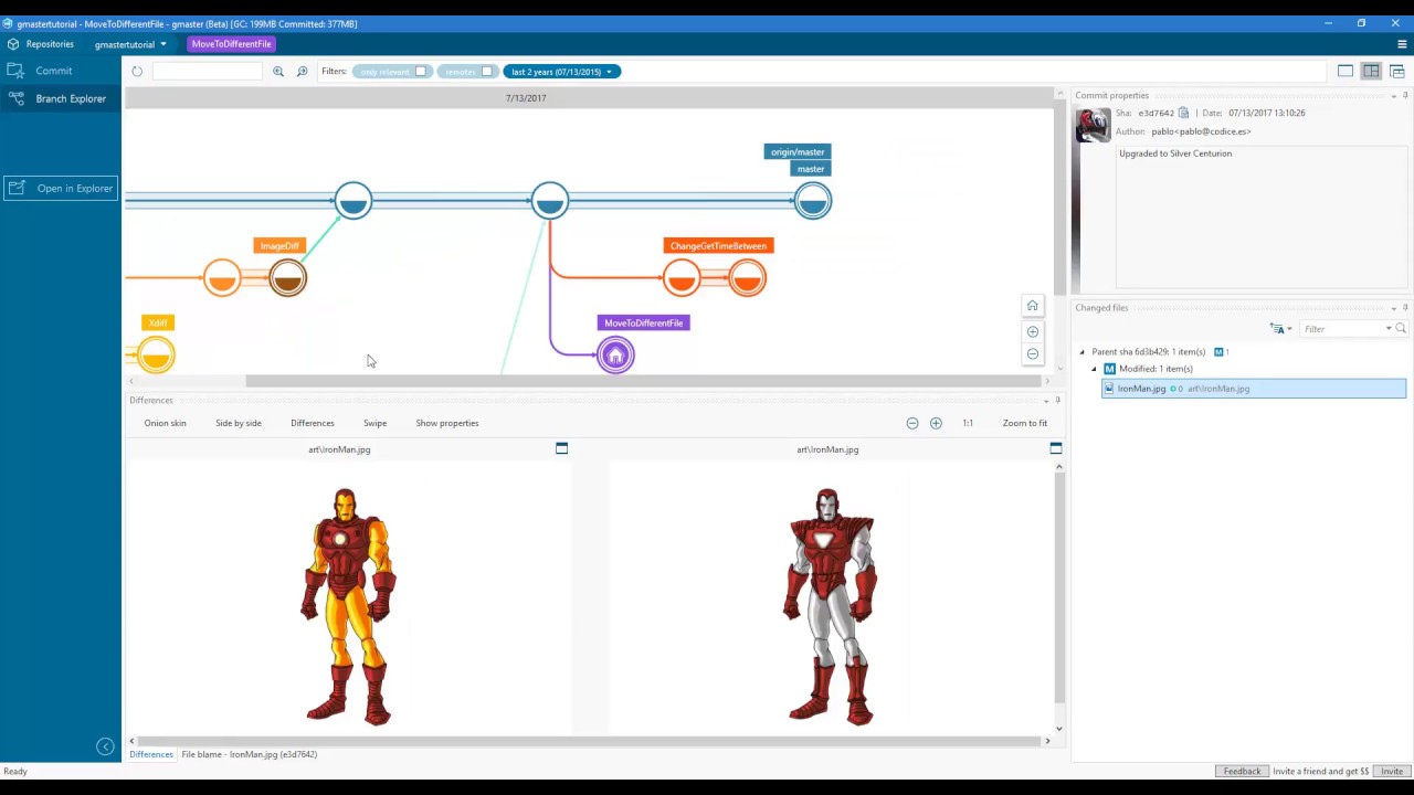 gmaster features - Image diff