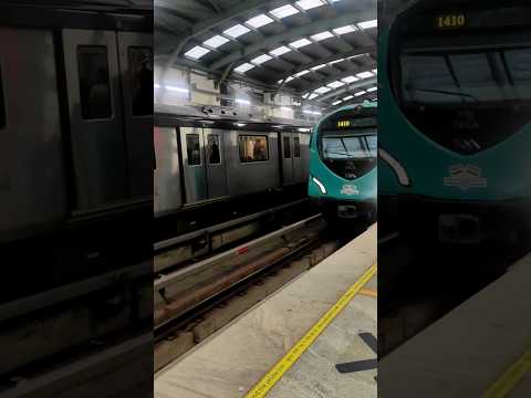 An evening vibes and travel with kochi metro from mg road to Ernakulam south station with nila train