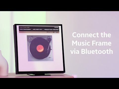 Connect the Music Frame using Bluetooth
