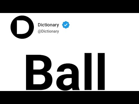 Ball Meaning In English