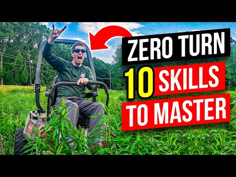 How to Use a Zero Turn Mower -10 Skills to Master