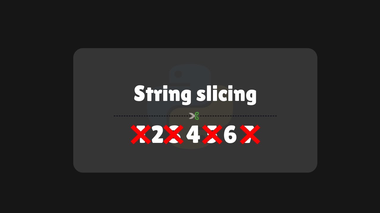 Print Characters at Even Index | Python String slicing