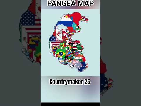 map of Pangea #map #shorts