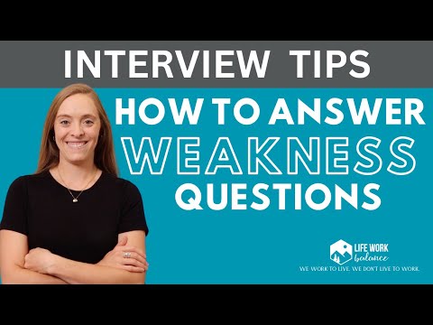 Good Weakness for a Job interview: Tips and 4 Examples