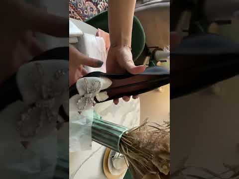 Amina Muaddi Black Satin Rosie Pumps Unboxing 😍