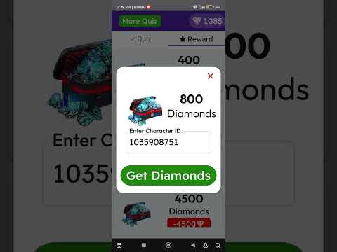 #ff #diamond #fff diamond reward quiz apk