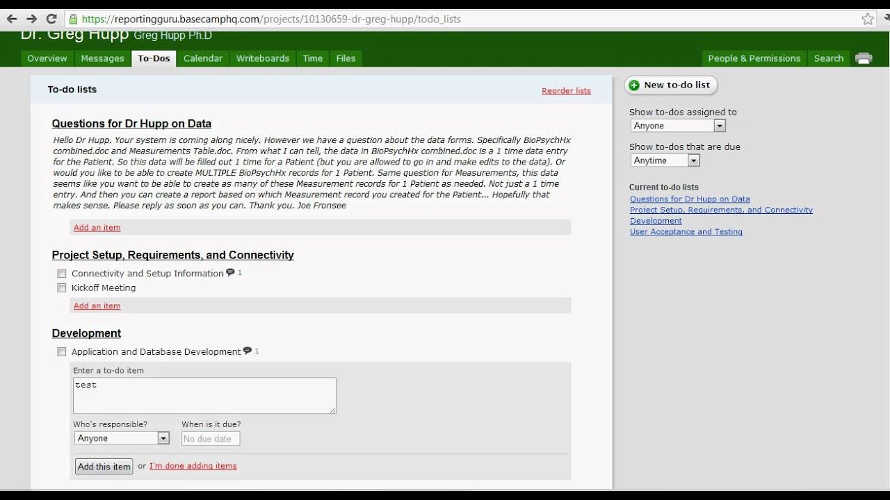 Basecamp Tutorial | To-Do Items vs. Messages Explained | ReportingGuru