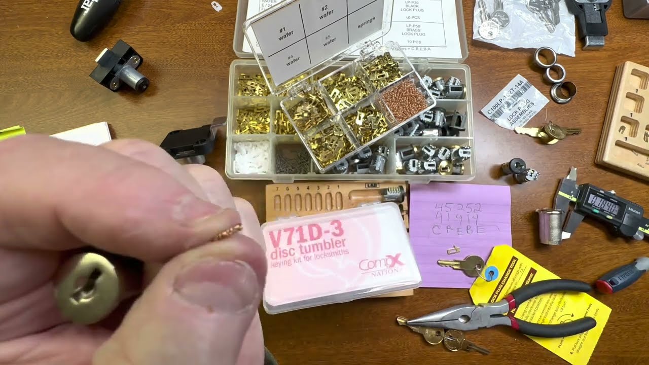 Tips To Re-Key CompX Cam Locks