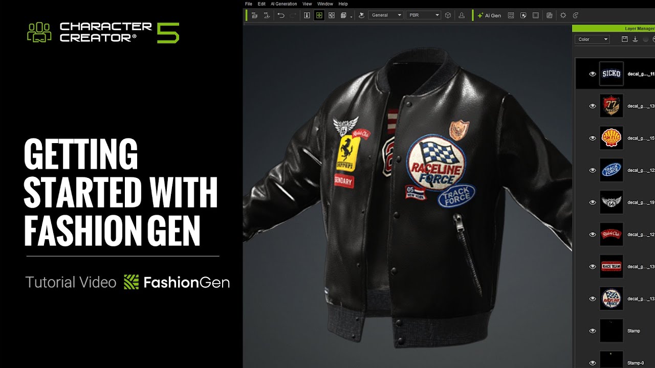 Getting Started with FashionGen | Character Creator 5 Tutorial
